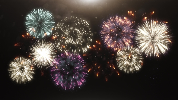 3D Animation of Fireworks, Motion Graphics | VideoHive