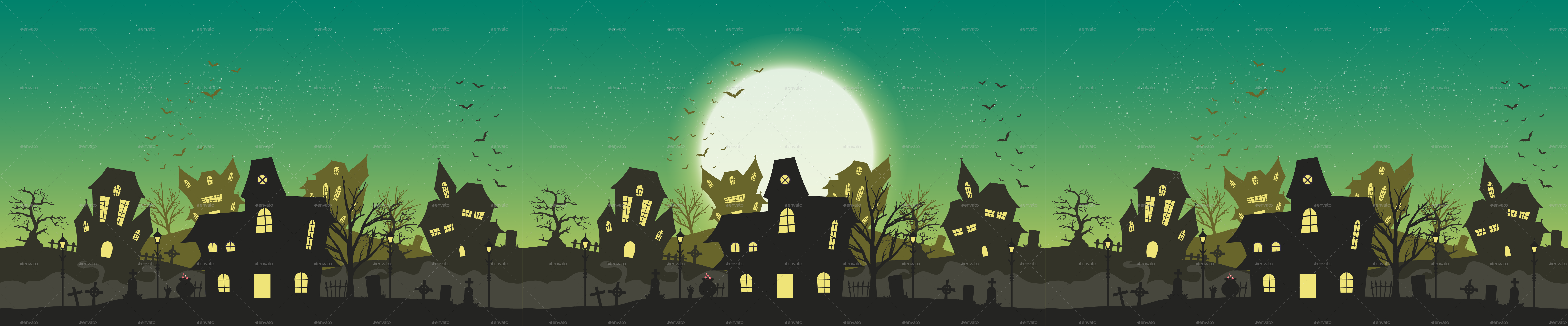 Tileable Halloween Game Backgrounds 3, Game Assets | GraphicRiver