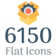 6150 Flat Icons Bundle, Icons | GraphicRiver