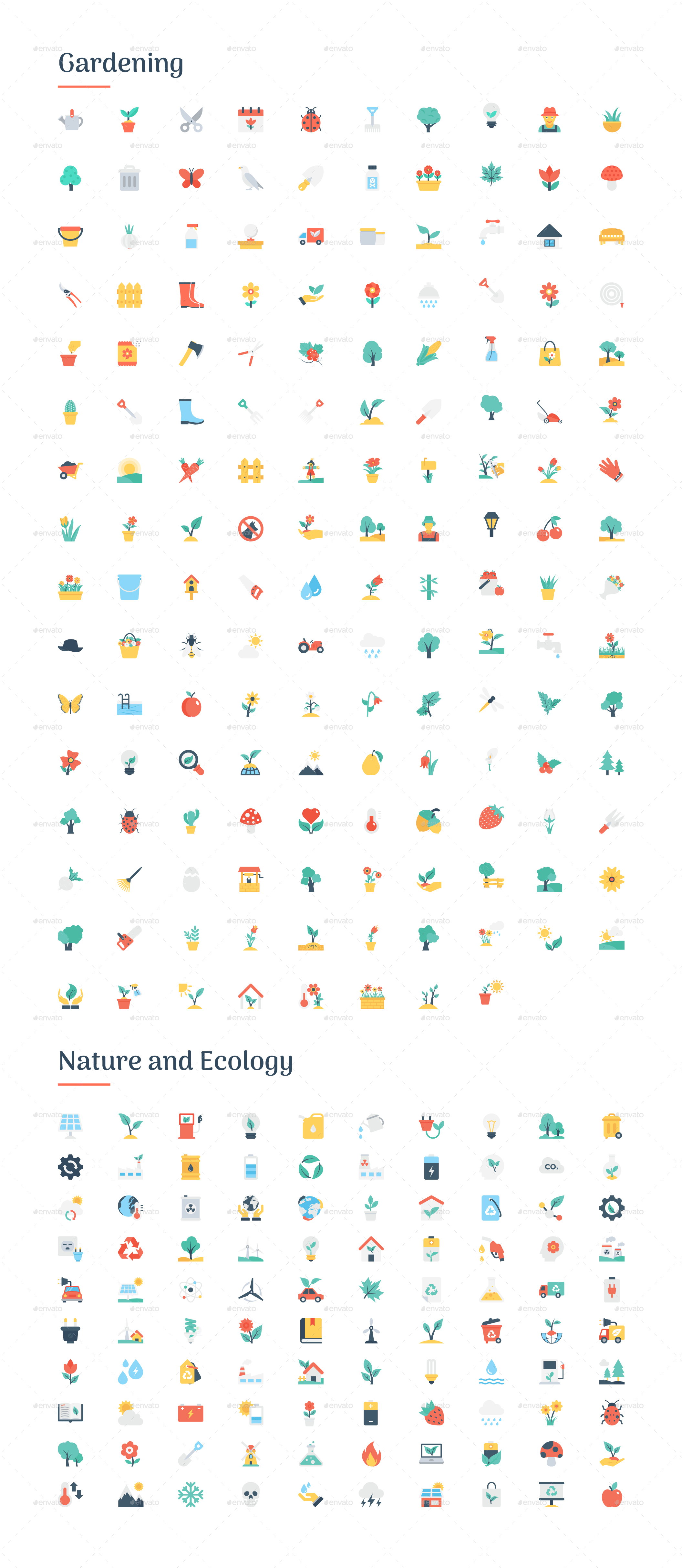 6150 Flat Icons Bundle, Icons | GraphicRiver