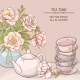 Tea Time Color, Vectors | GraphicRiver