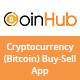 CoinHub - Cryptocurrency (Bitcoin) Buy-Sell App UI Kits, Web Elements