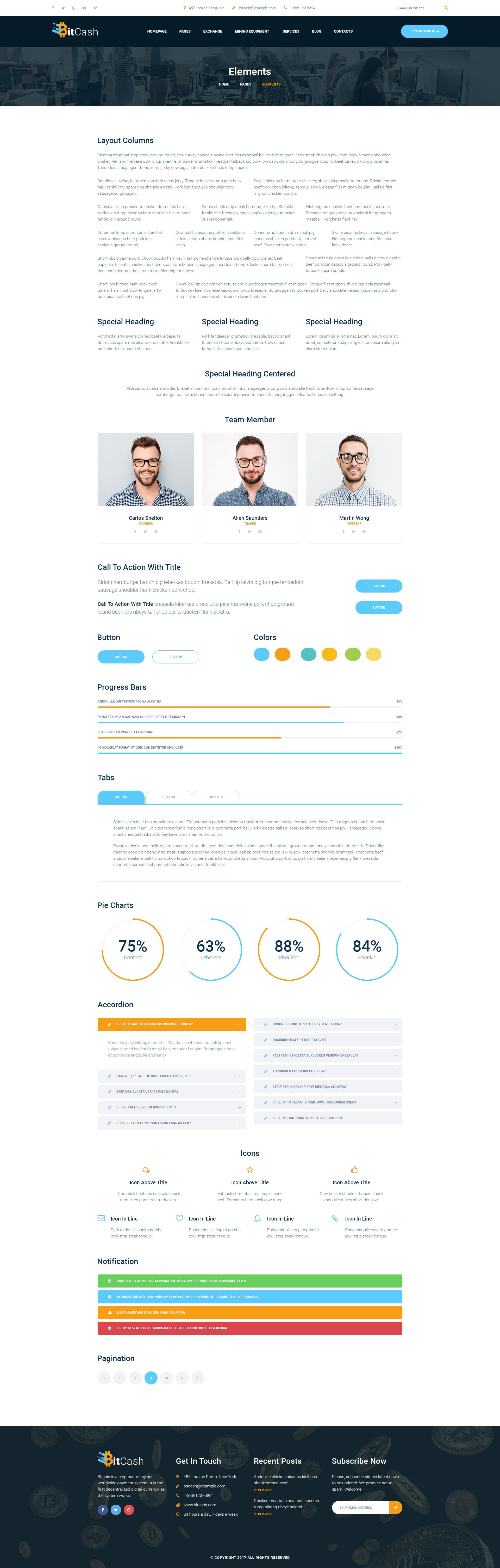 BitCash - Bitcoin PSD Template by mwtemplates | ThemeForest