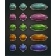 Vector Magic Shiny Stone Buttons, Vectors | GraphicRiver