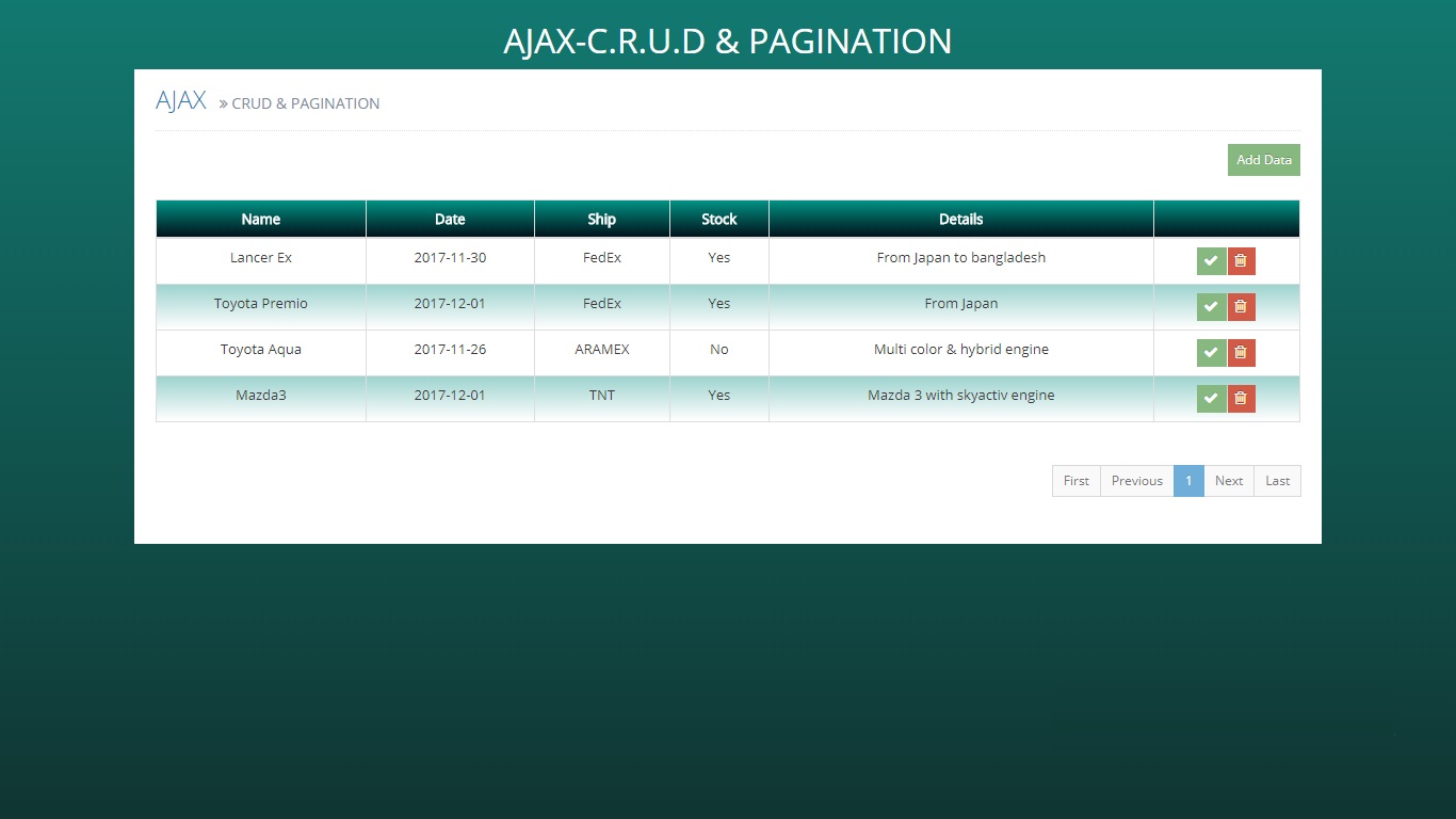 Ajax CRUD & Pagination by awlad_hossain | CodeCanyon