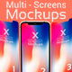 X Multi-Screens Apps Presentations Mock-ups, Graphics | GraphicRiver