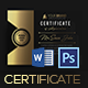 Golden Certificate, Print Templates | GraphicRiver