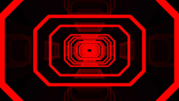 Red Tunnel Loop, Motion Graphics | VideoHive