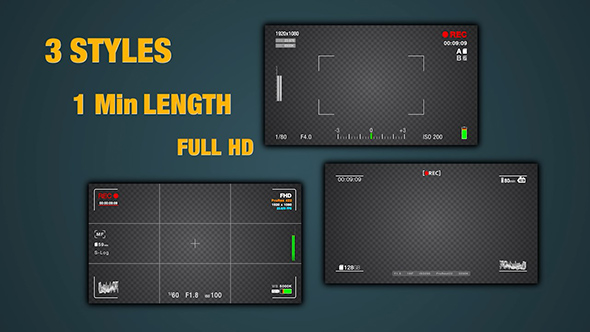 Camera Recording Screen, Motion Graphics | VideoHive