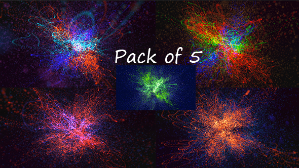 Beautiful Particles Background, Motion Graphics | VideoHive
