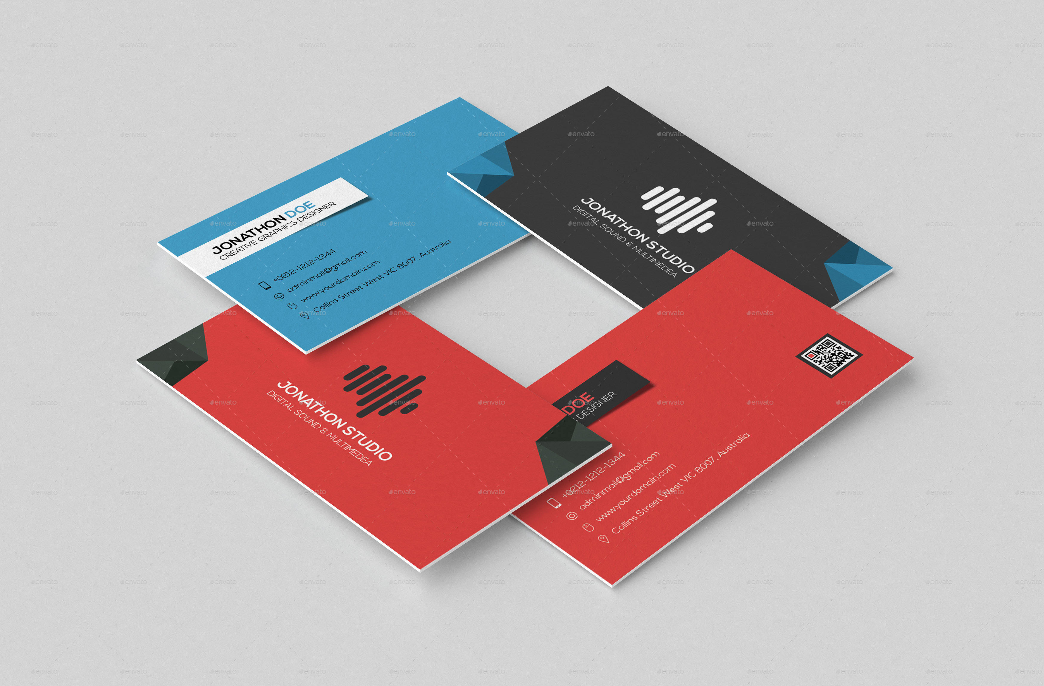 Business Card Bundle, Print Templates | GraphicRiver