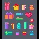 Set of Pixel Art gift boxes, Icons | GraphicRiver