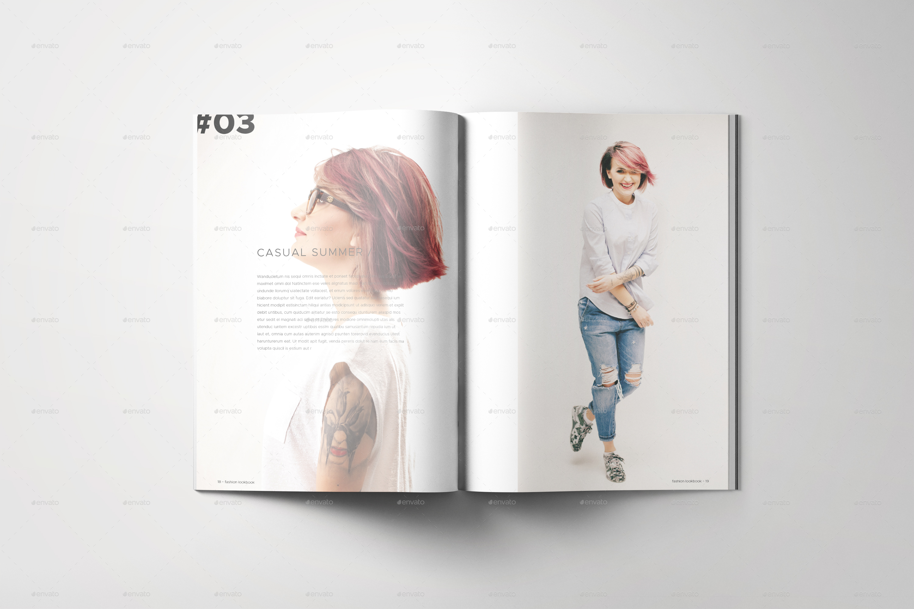 Fresh Fashion Lookbook, Print Templates | GraphicRiver
