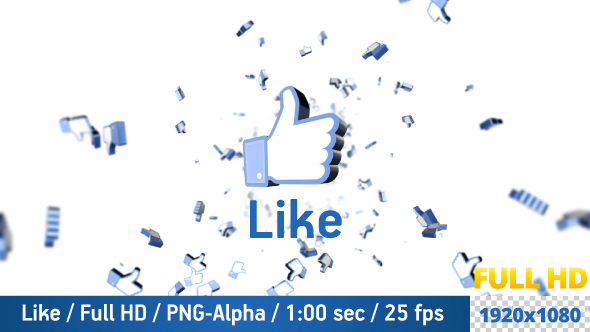 Facebook Like, Motion Graphics | VideoHive