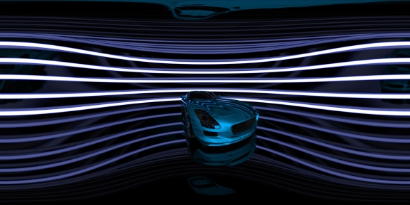Rotate Luxury Sport Car in Virtual Reality, Motion Graphics | VideoHive