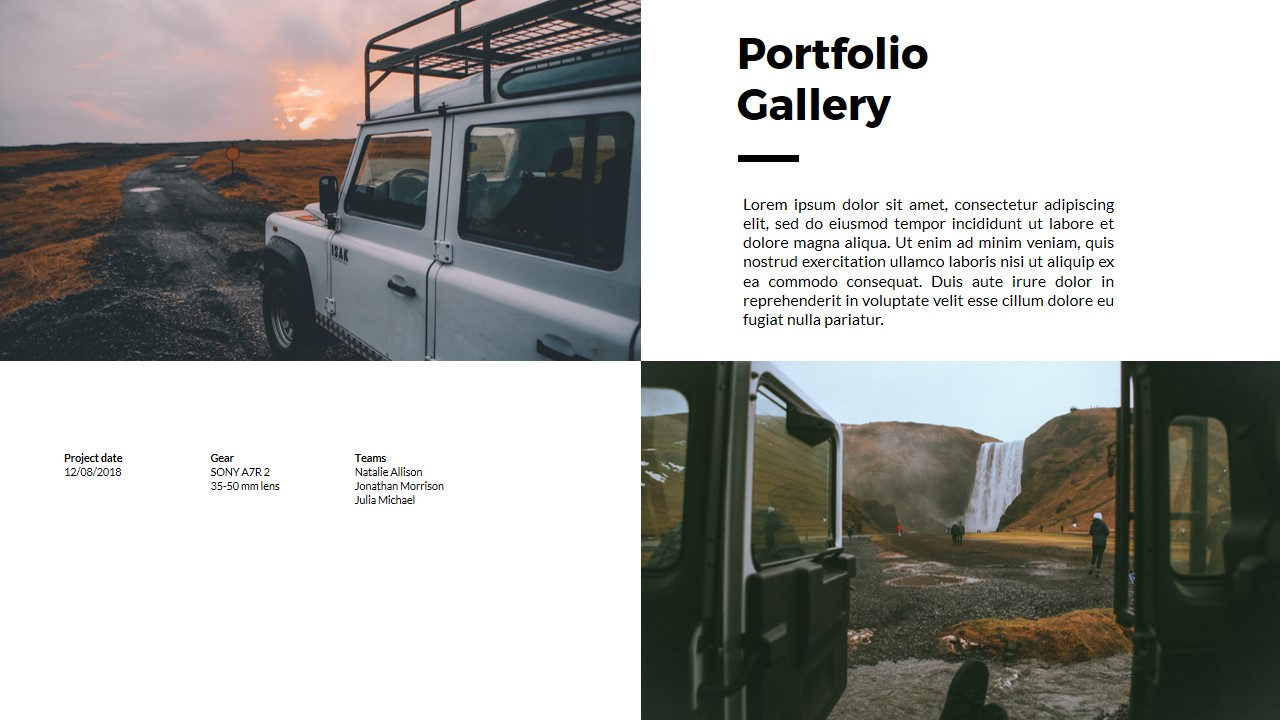 Portfolio PowerPoint Template, Presentation Templates | GraphicRiver