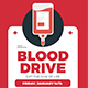 Blood Drive Event Flyer, Print Templates | GraphicRiver