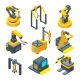 Isometric Pictures of Machinery, Vectors | GraphicRiver