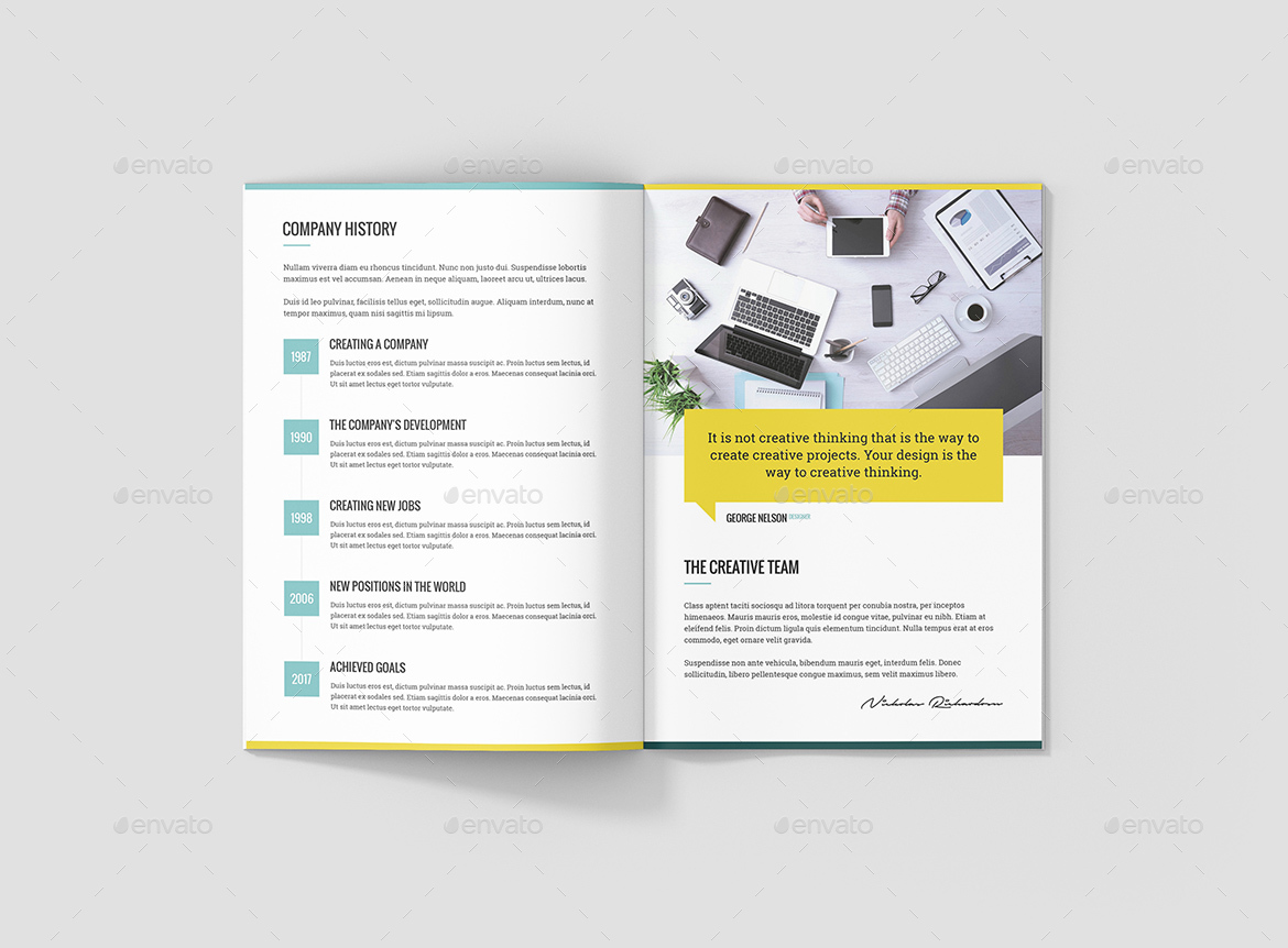 Mini Brochure – Creative Agency A5, Print Templates | GraphicRiver