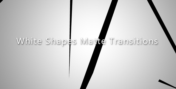 White Shapes Matte Transitions, Motion Graphics | VideoHive