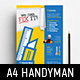 Handyman Poster Template, Print Templates | GraphicRiver