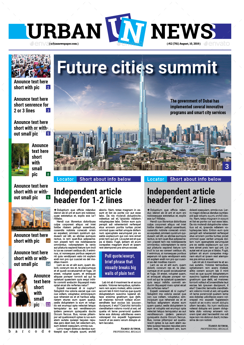 Daily Newspaper, Print Templates | GraphicRiver