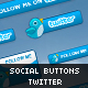 Twitter - Social Buttons #1, Web Elements | GraphicRiver