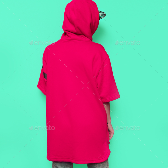 Bright Hip Hop Girl Tomboy cap and stylish clothes Urban Style S Stock ...