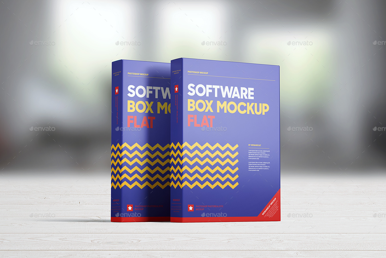 Software Box Mock-up - Flat, Graphics | GraphicRiver