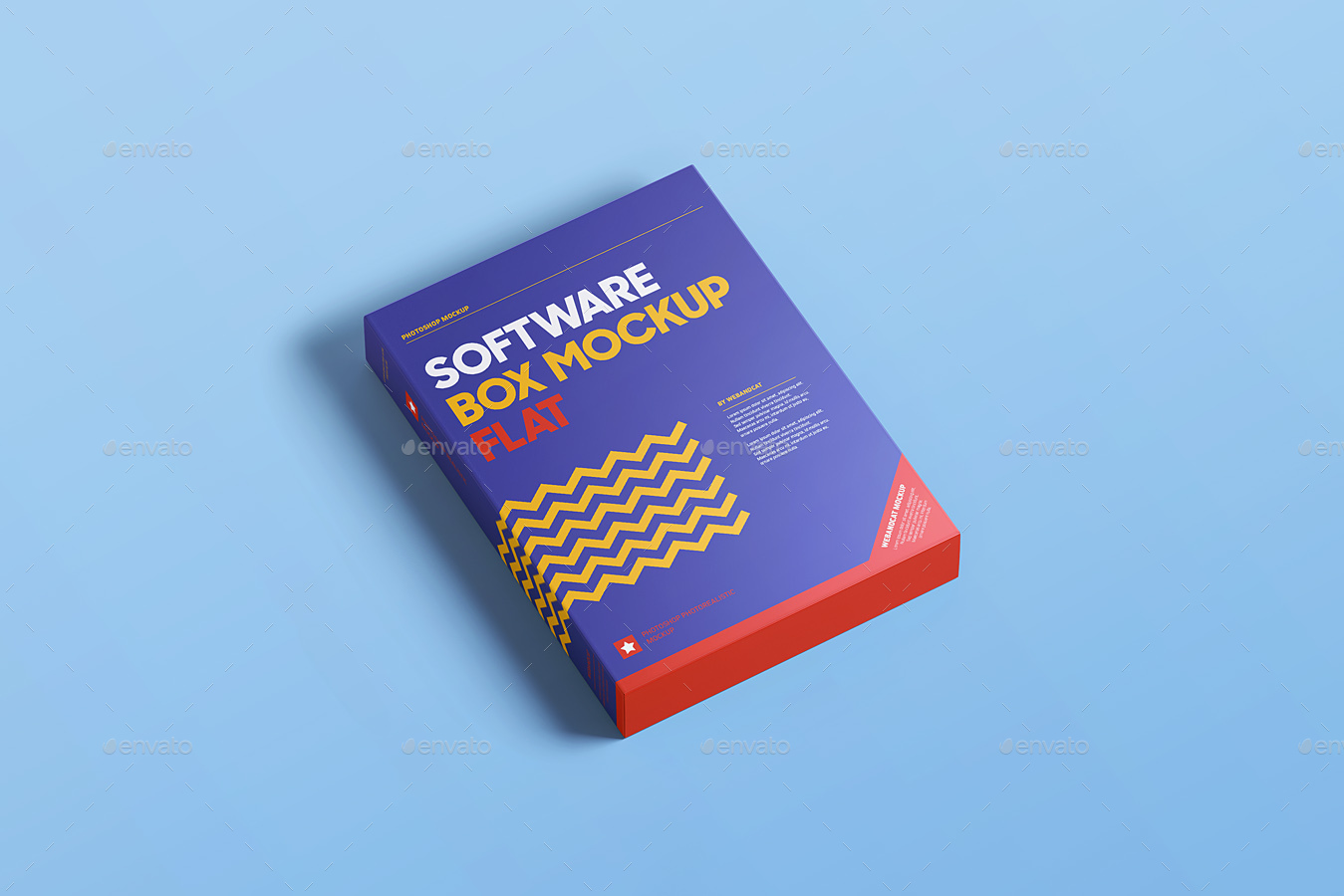 Software Box Mock-up - Flat, Graphics | GraphicRiver