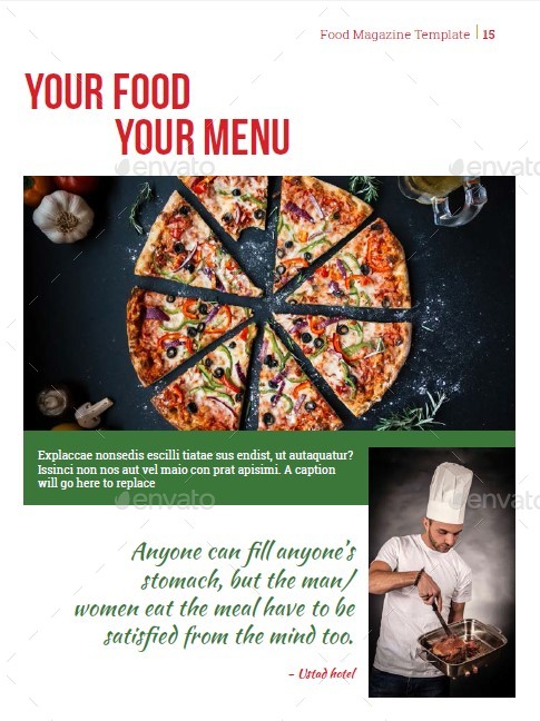 Food E Magazine, ePublishing | GraphicRiver