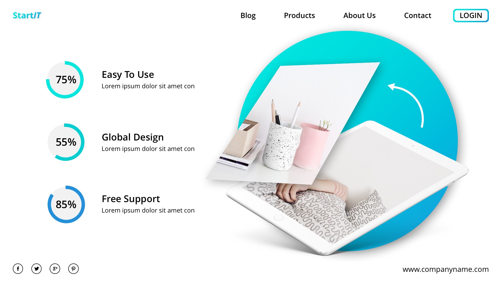 Start IT Business Powerpoint Template, Presentation Templates ...