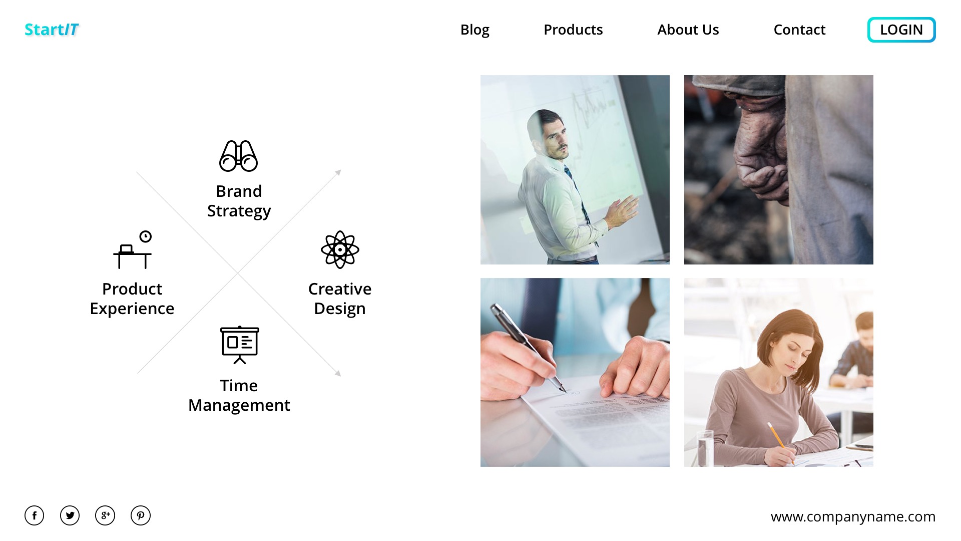 Start IT Business Powerpoint Template, Presentation Templates ...