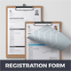 Registration Form, Print Templates | GraphicRiver