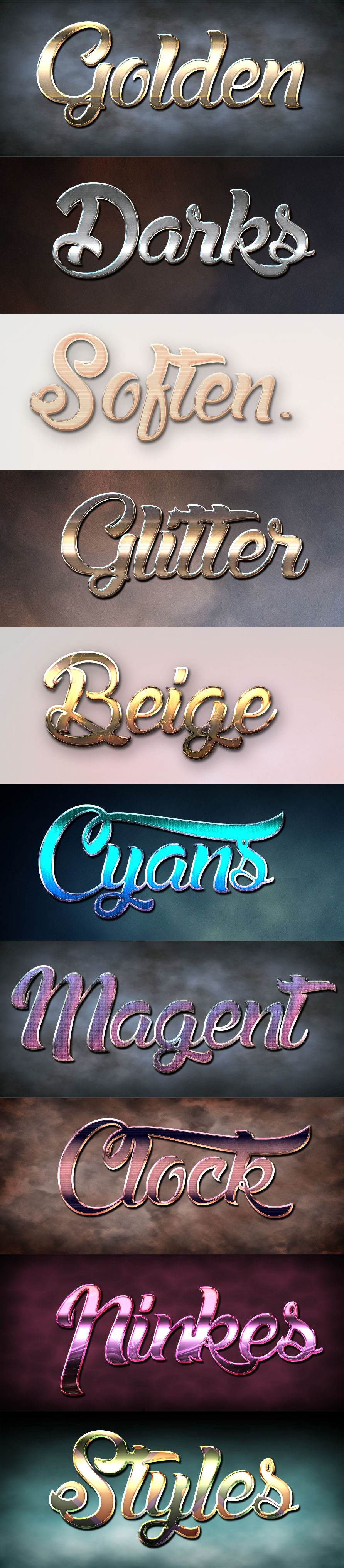 10 3D Text Styles D_55, Add-ons | GraphicRiver