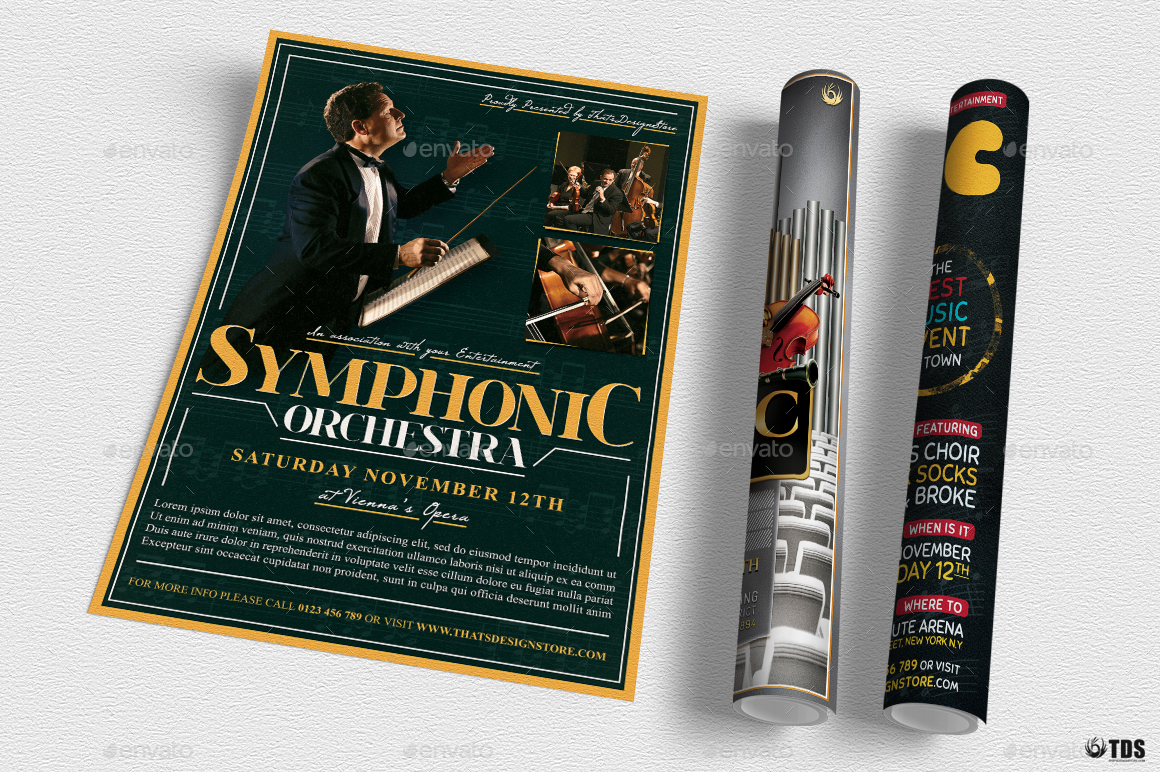 Special Orchestra Flyer Bundle, Print Templates | GraphicRiver