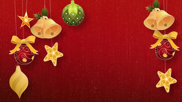 Christmas Trinkets Background, Motion Graphics | VideoHive