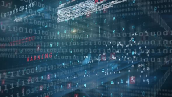 Binary codes and digital information, Motion Graphics | VideoHive