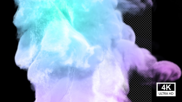 Colorful Smoke Explosion 4K, Motion Graphics | VideoHive