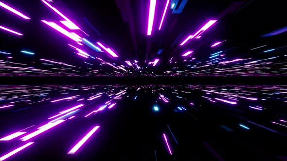 Neon Cyber Technology Data Space, Motion Graphics | VideoHive
