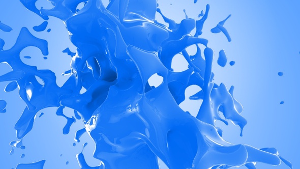 Blue Color Splash, Motion Graphics | VideoHive