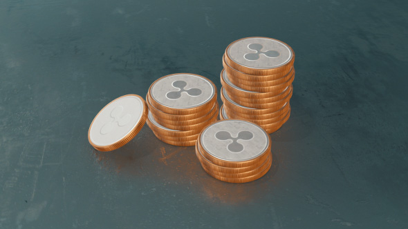 Ripple Cryptocurrency Coin Loop, Motion Graphics | VideoHive