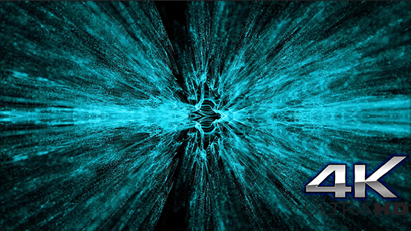 Cinematic Light Blue Particles Loop, Motion Graphics | VideoHive