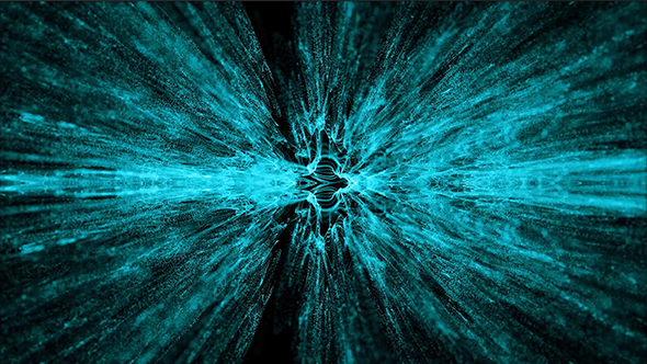 Cinematic Light Blue Particles Loop, Motion Graphics | VideoHive