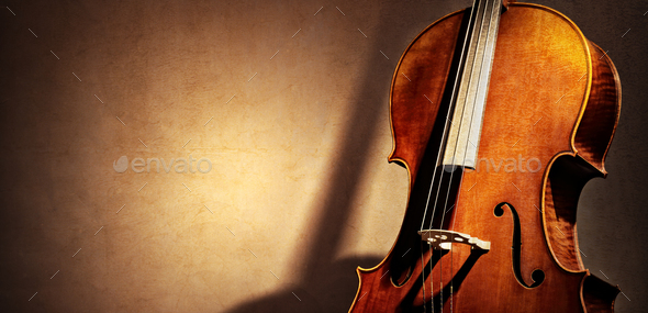 Cello background with copy space for music concept Stock Photo by ...