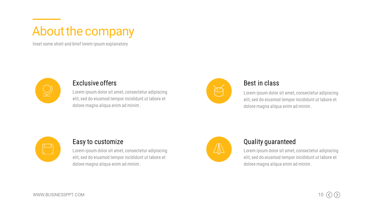 Business Report PowerPoint Template 2018, Presentation Templates ...