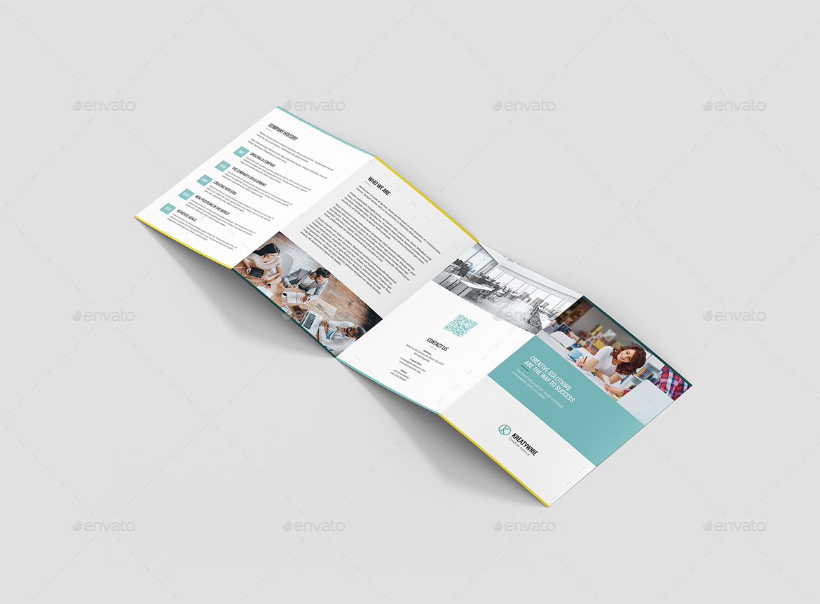 Brochure – Creative Agency 4-Fold A5, Print Templates | GraphicRiver