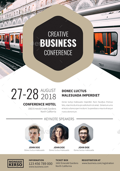 Business Conference, Print Templates | GraphicRiver