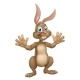 Easter Bunny Rabbit Waving, Vectors | GraphicRiver