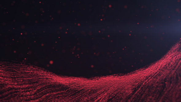 Abstract Red Strings Wave, Motion Graphics | VideoHive